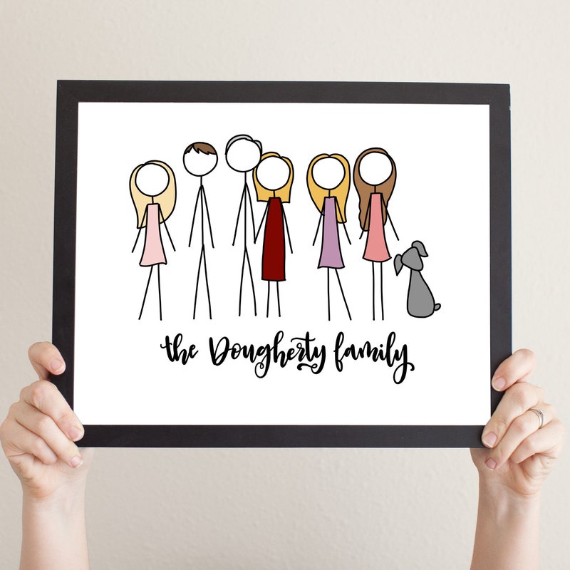 Stick Figure Family - Etsy