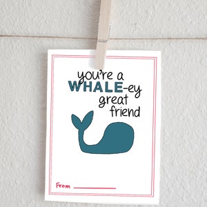 Kid's Valentine's Day Cards - Animal Pun - Printable Simple Valentines ...