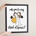 Custom Simple Stick Figure Wedding Portrait - Bride and Maid of Honor ...