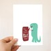 Dinosaur Pun Greeting Card Set – Printable DIY Cards (5x7) - Etsy