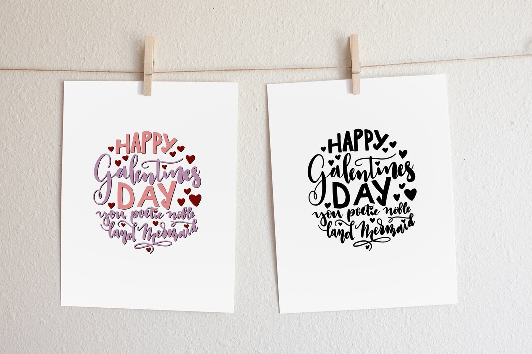 Happy Galentine's Day - Printable Art - Instant Download - Two for One ...