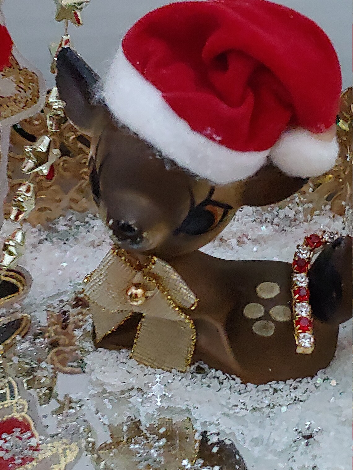 OOAK Christmas Holiday Décor Santa Deer Tree Vintage Elements - Etsy