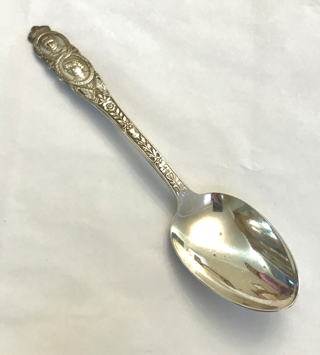 Vintage King George VI, Queen Elizabeth , 1937 Royal Visit, Spoon, Wm ...