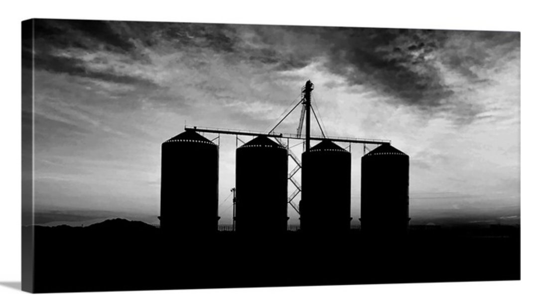Canvas Phoenix Arizona Silo , Canvas Art Landscape Photograph, Gilbert ...