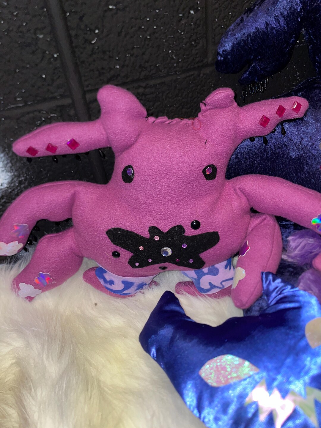 Creature Small Plushie Flower Sprite Original Stuffed Pillow 18x14in - Etsy