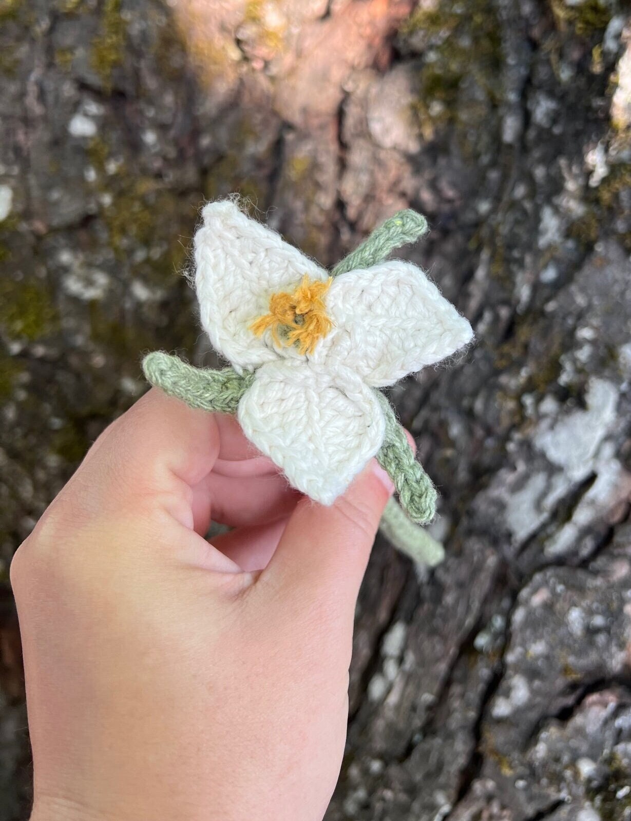 Trillium Oregon Wildflower Crochet Pattern - Etsy