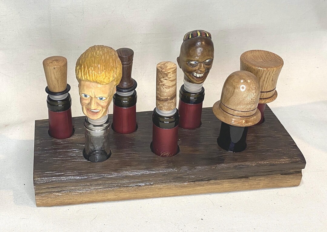 7 Bottle Stopper Display Stand - Historic Pickle Vat -limited Edition ...