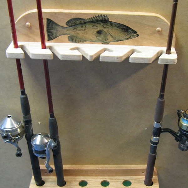 Fishing Rod Wall Mount - Etsy