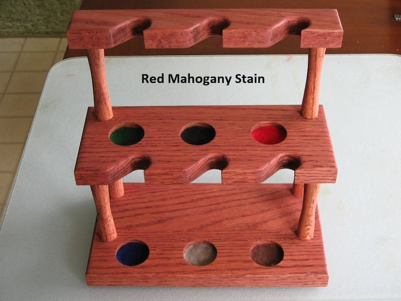 Solid Oak Pipe Display Stand - Etsy