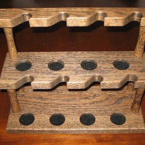 Solid Oak Pipe Display Stand - Etsy