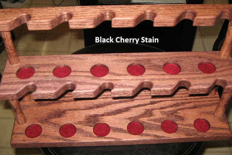 Solid Oak Pipe Display Stand - Etsy