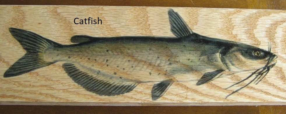 Oak Wall Mount Fishing Rod Rack | Etsy Canada