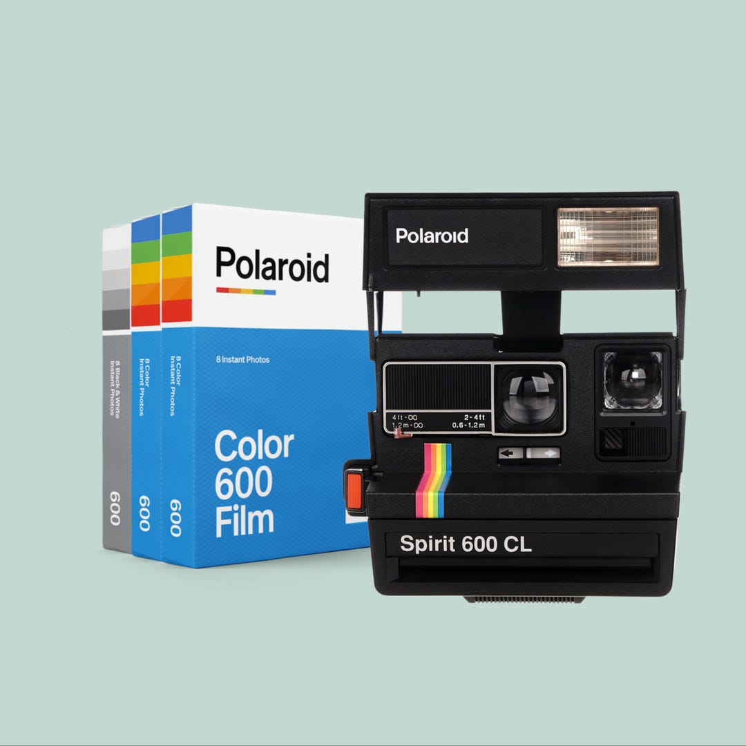 Custom Polaroid Onestep Red Stripe | Vintage 600 Instant Film Camera ...