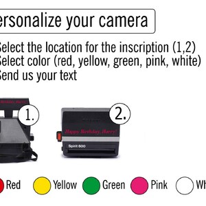 Custom Polaroid 635 Supercolor Instant Print Camera Silver Grey Rainbow ...