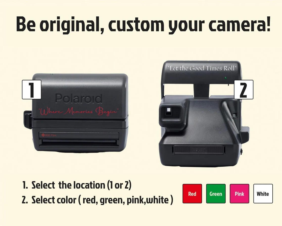 Polaroid 600 Type Land Camera Sonar Autofocus 660 - Vintage Instant ...