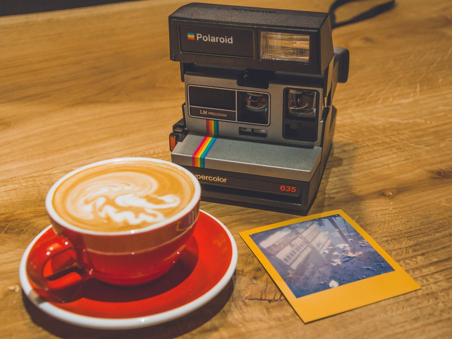 Polaroid 635 Supercolor Instant Print Camera - Vintage Silver Grey With ...