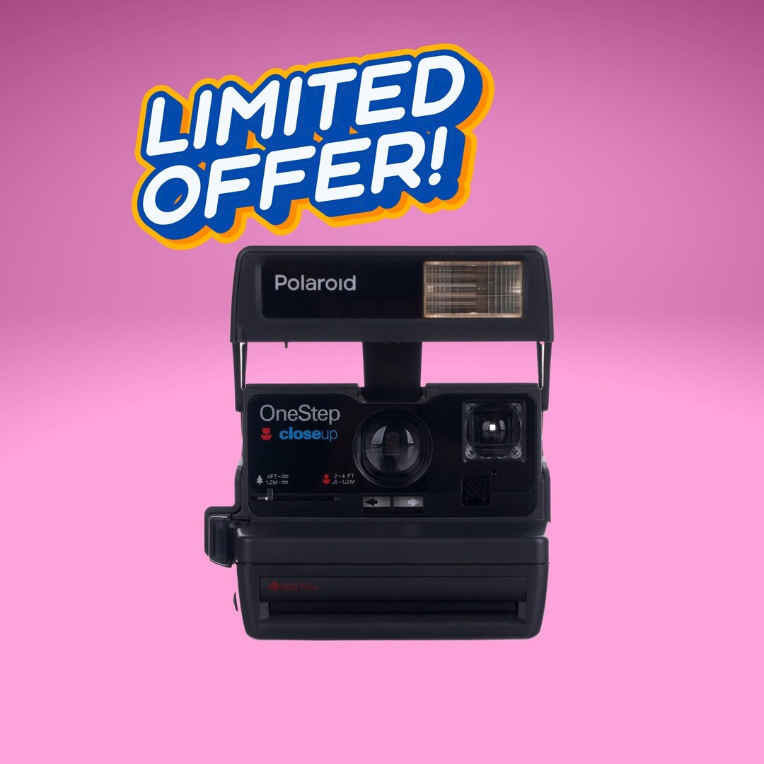 Polaroid One Step Close up 636 Vintage Instant Camera Fully Tested and ...