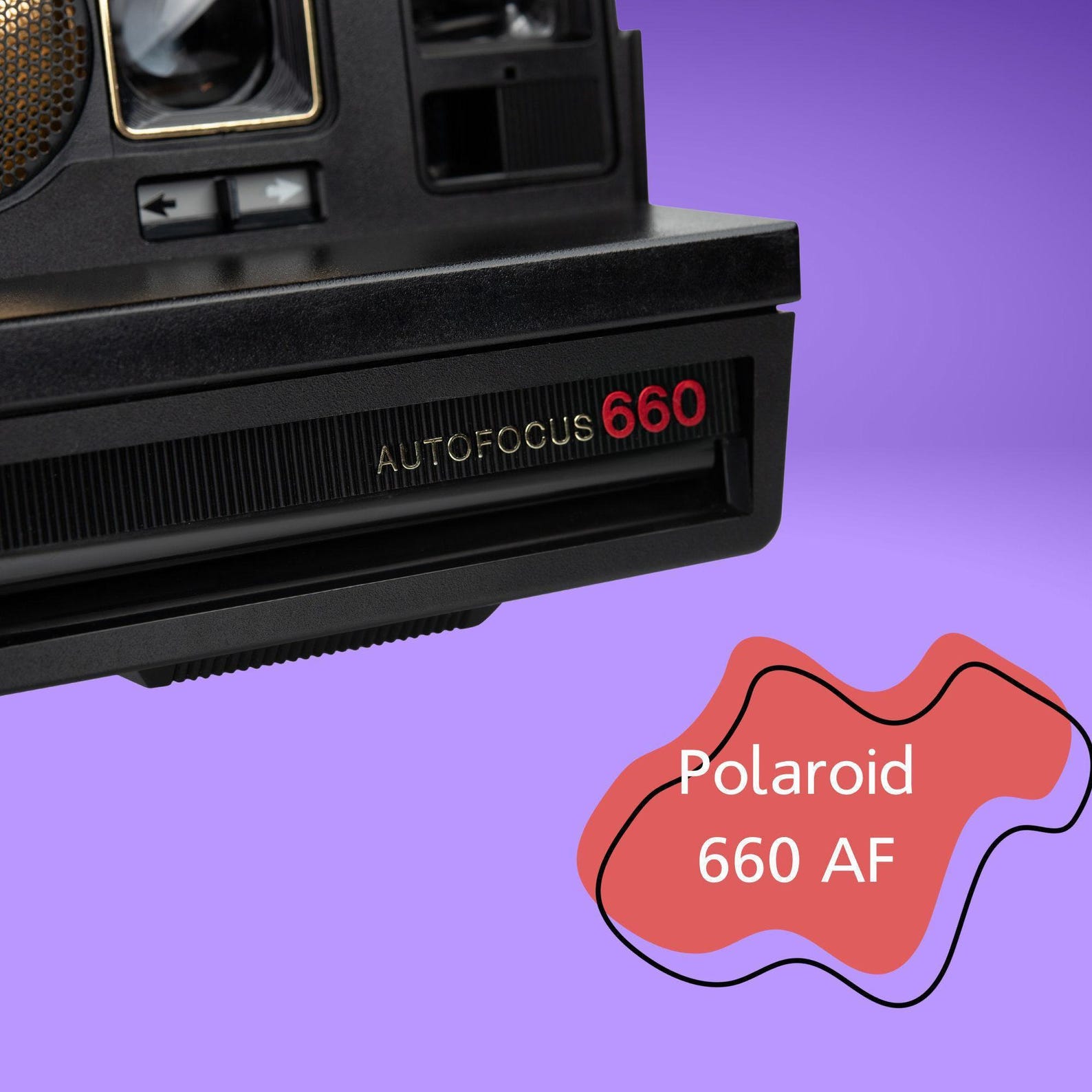 Polaroid 600 Type Land Camera Sonar Autofocus 660 - Vintage Instant ...