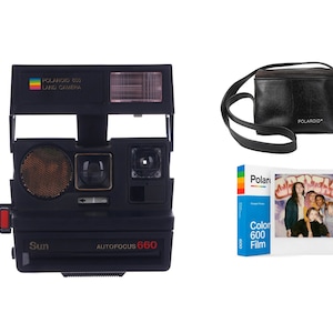 Polaroid 600 Type Land Camera Sonar Autofocus 660 Vintage Instant Film ...