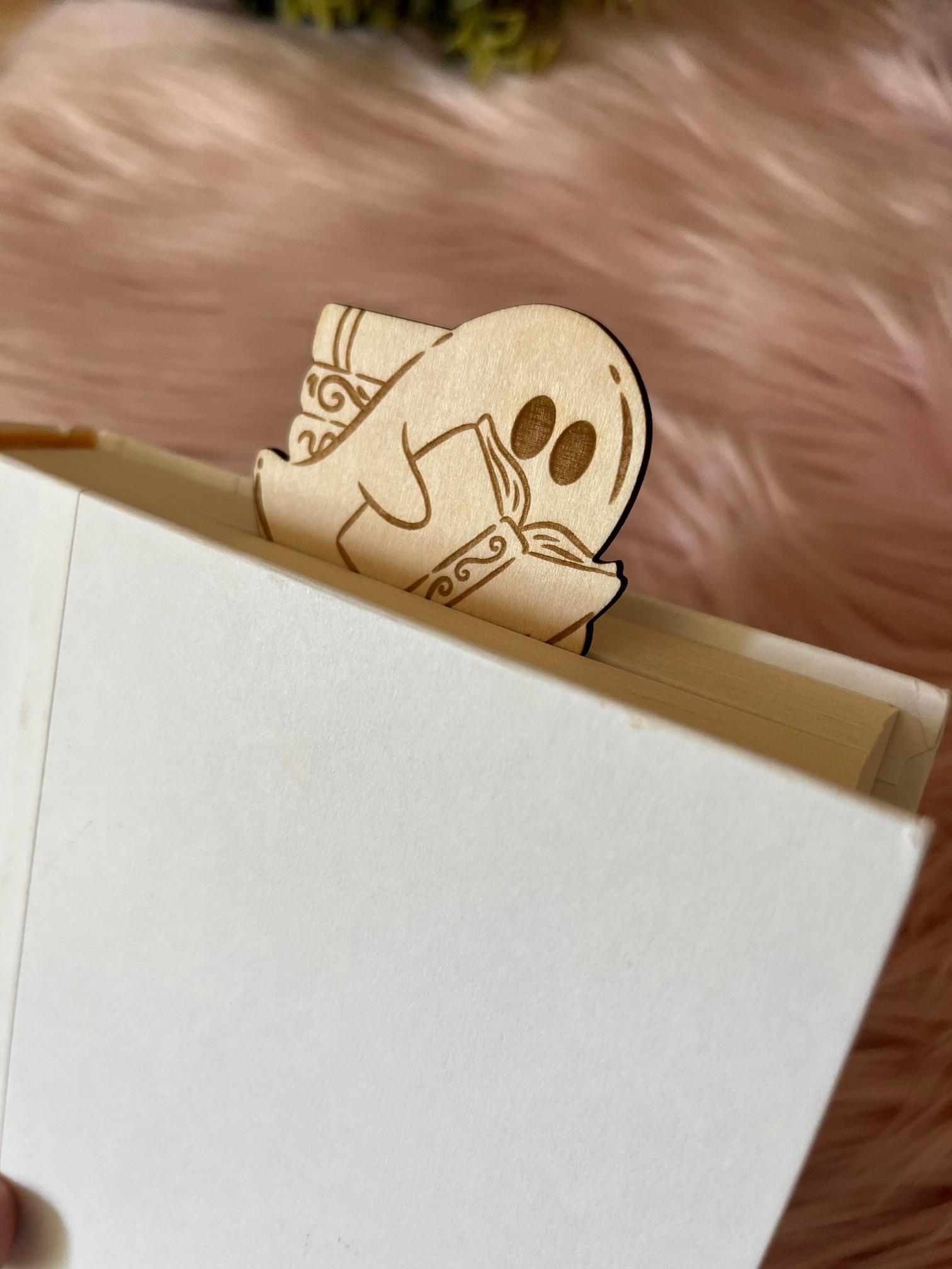 Ghost Wood Bookmark| Spooky Bookmark| Book Lover Gifts| Unique ...