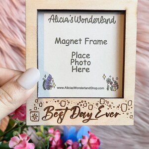 Best Day Ever Magnet Frame | Magnet Photo Frames| Decorative Fridge ...