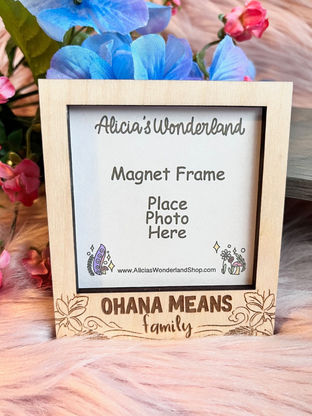 Ohana Magnet Frame | Magnet Photo Frames| Decorative Fridge Magnets ...