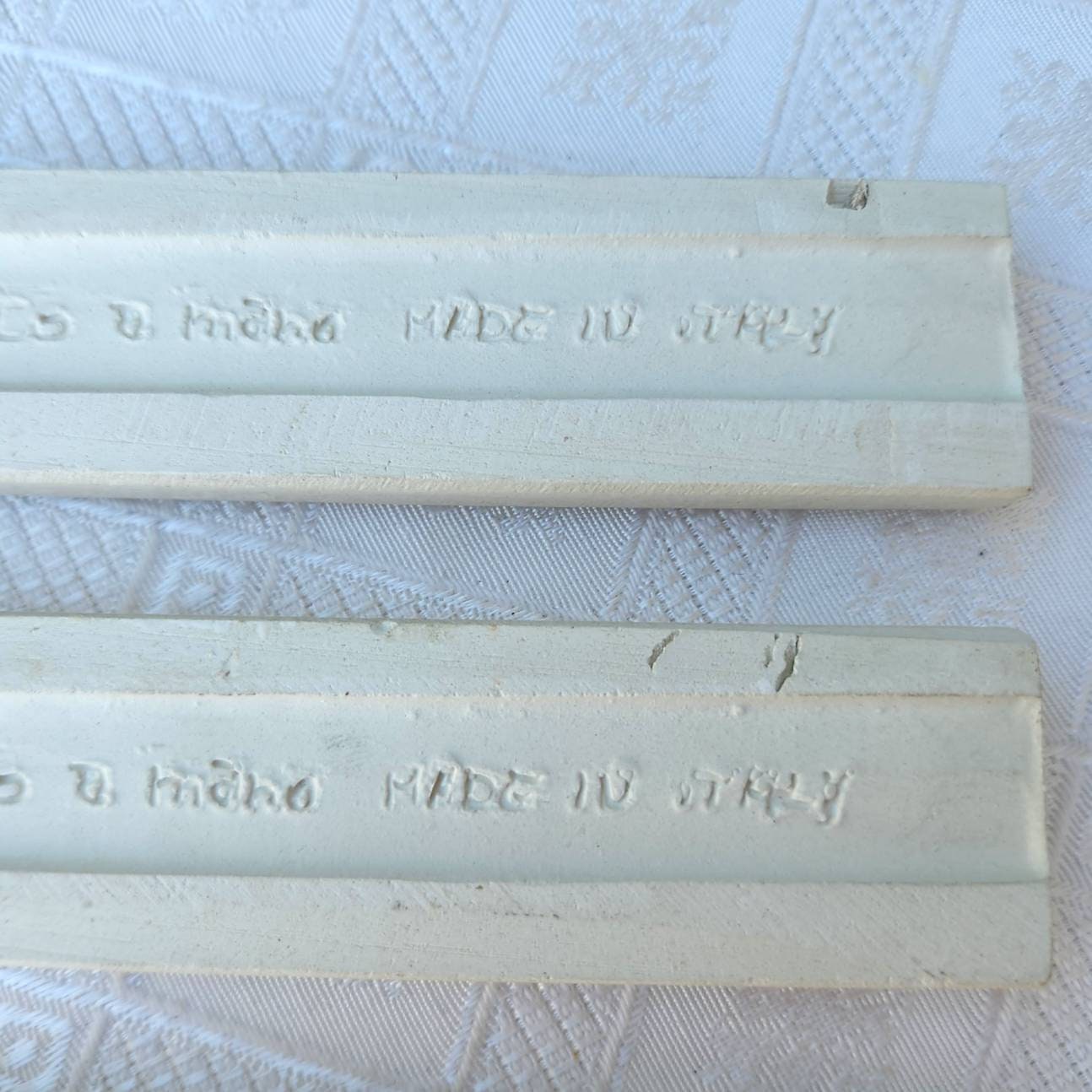 Ceramic Tiles Strips Floral Vines Cream Ivory Green Colors - Etsy