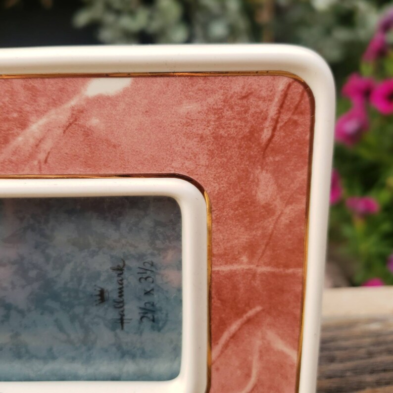 Ceramic Wallet Frame by Hallmark Glass and Easel Back - Etsy