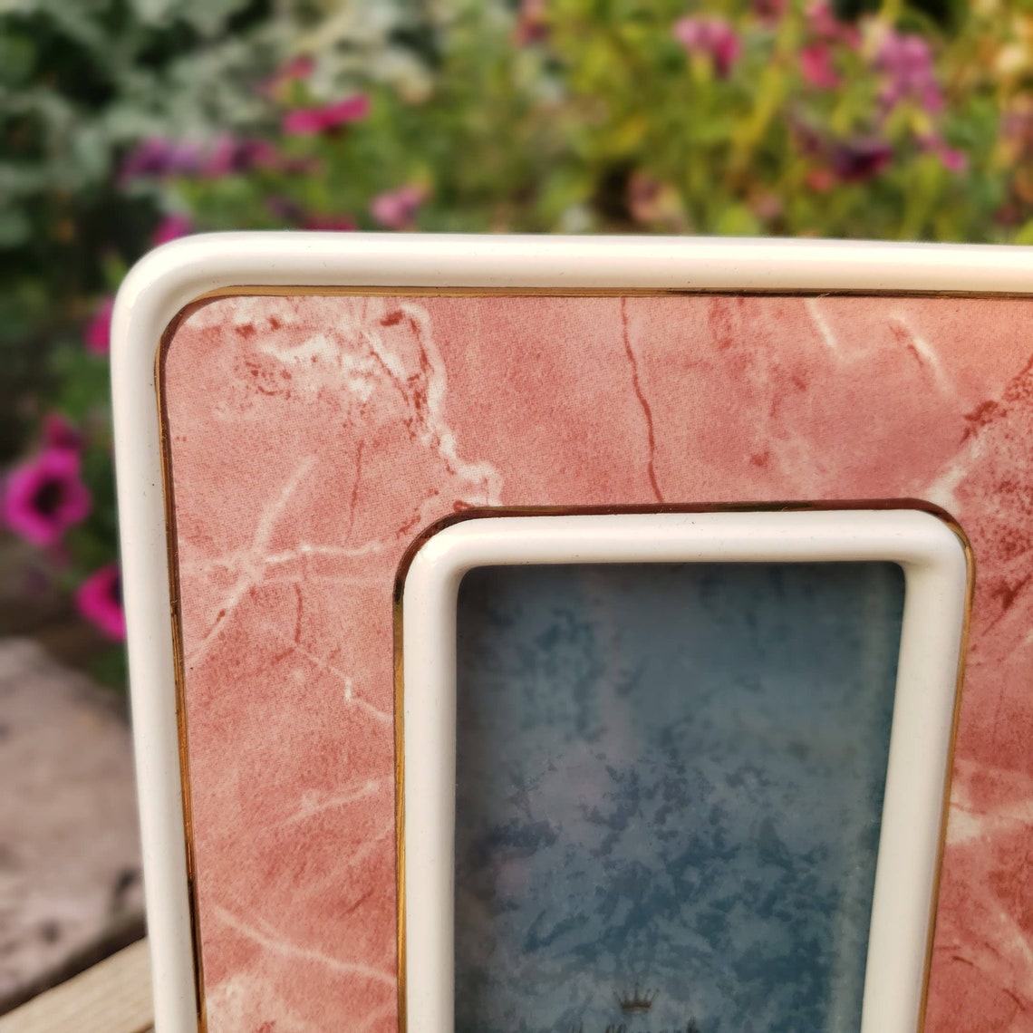 Ceramic Wallet Frame by Hallmark Glass and Easel Back - Etsy