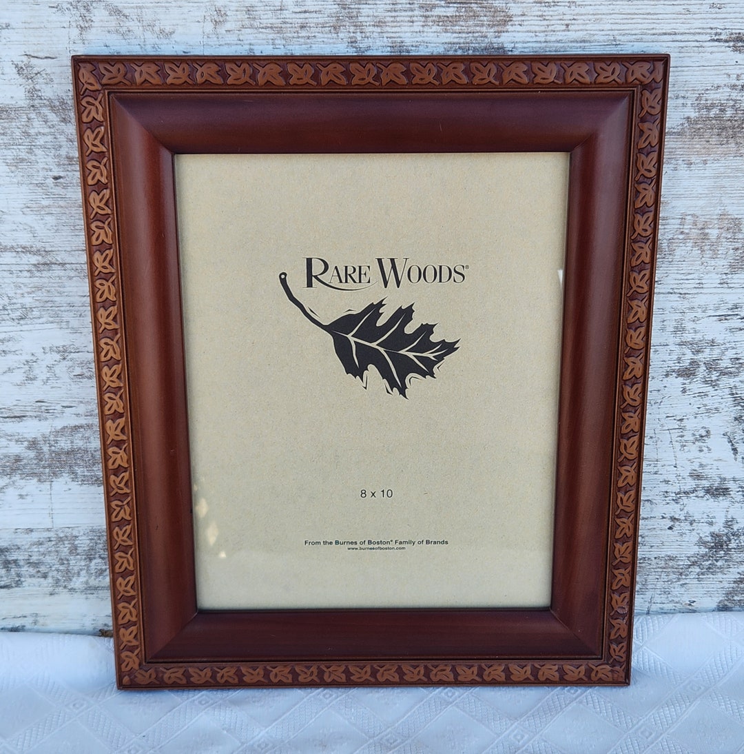 Rare Woods Brown Ornate Picture Frame for 8 X 10 Inch Photo by Burnes ...