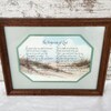 Footprints in the Sand Poem: Watercolor Ocean Waves Christian Art ...