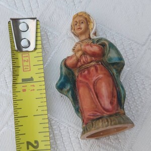 Miniature Small Virgin Mary, 1-7/8 Inch Figurine Polymer Plastic ...