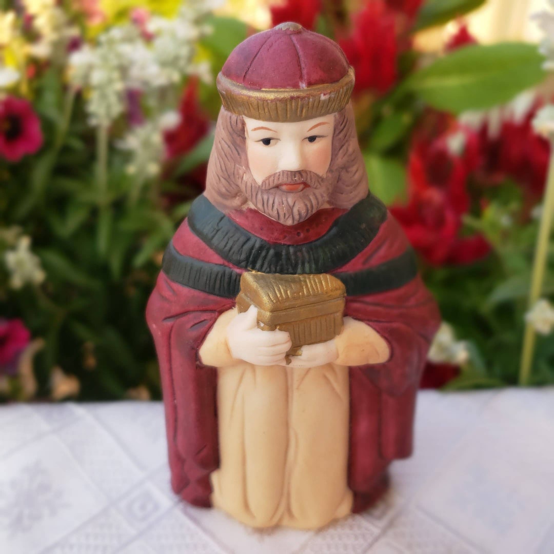 Wiseman King Magi Ceramic 4.5 to 5 Inches Tall Figurine, Wiseman ...