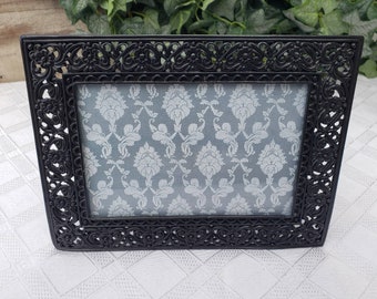 Black Metal Photo Frame - Etsy