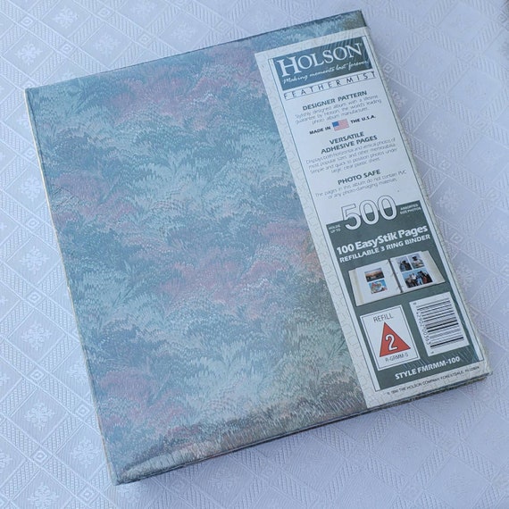 Picture Photo Safe Album Holson Feather Mist Pattern Self | Etsy