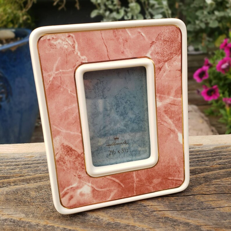 Ceramic Wallet Frame by Hallmark Glass and Easel Back - Etsy