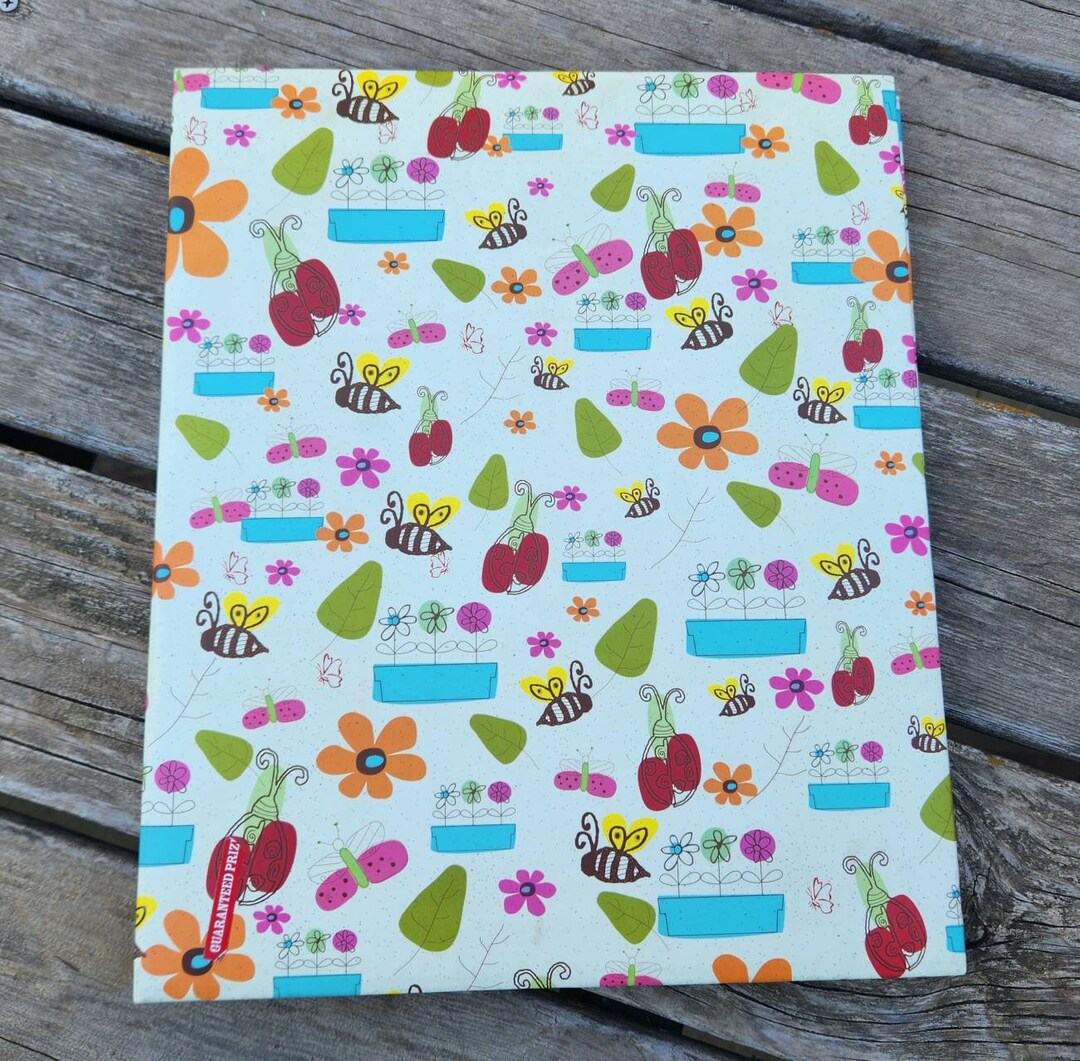 Large Paper Scrapbook Photo Album by Sharry Anne, Floral and Bumble ...