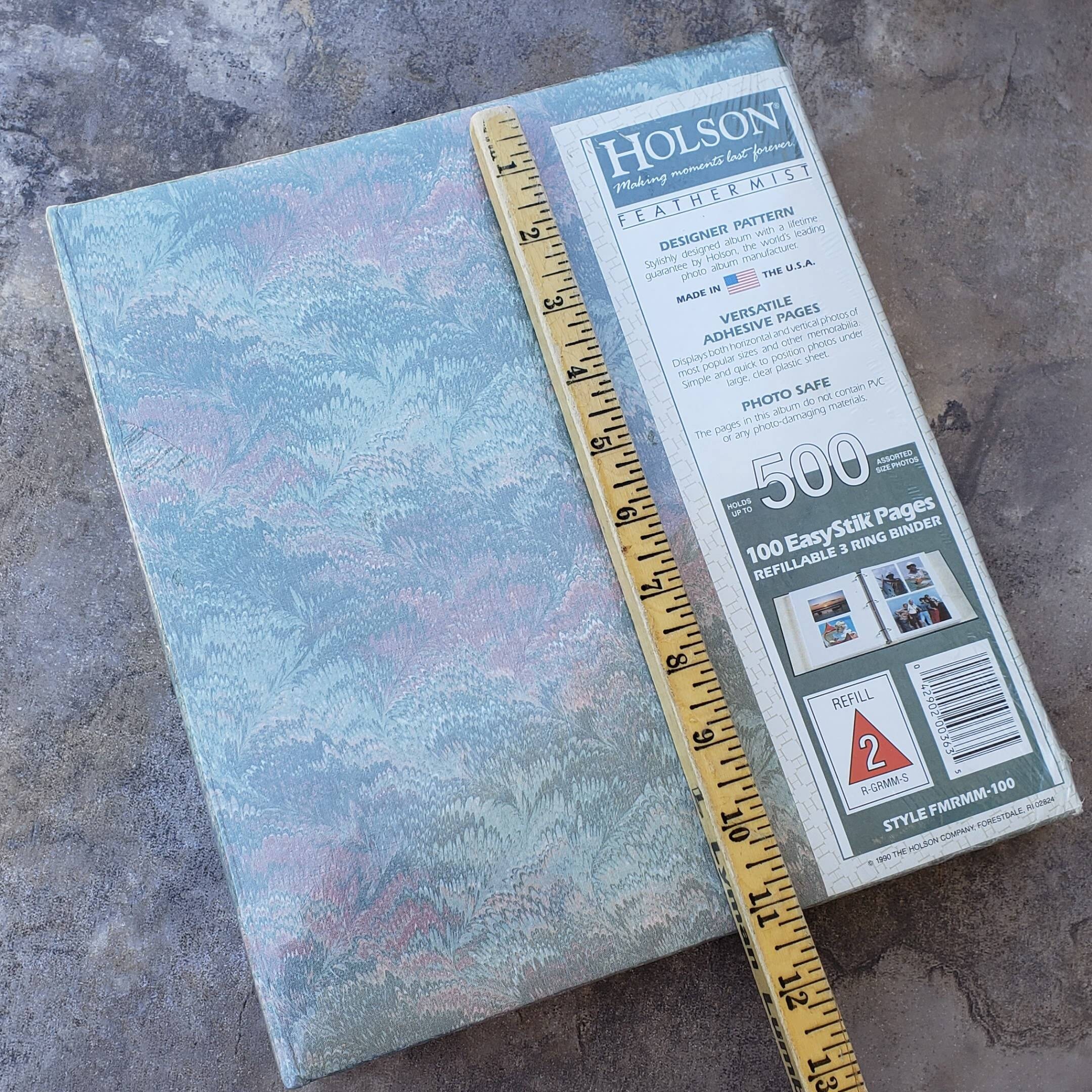 Picture Photo Safe Album Holson Feather Mist Pattern Self | Etsy