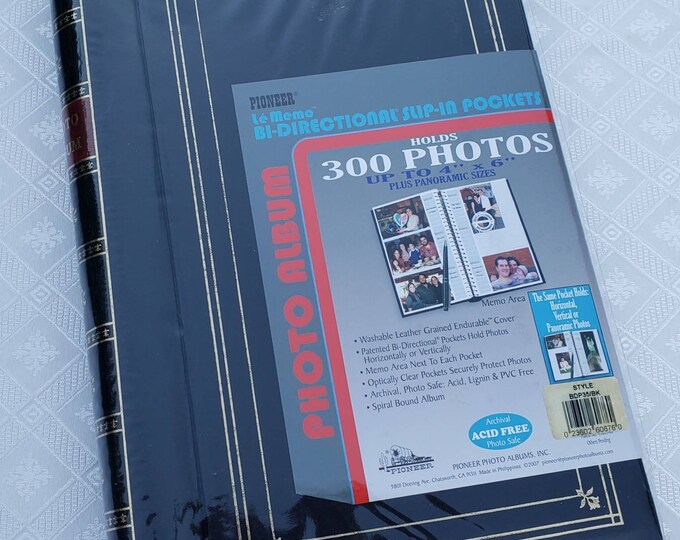 New Pioneer Black Archival Photo Album, Holds 300 Pictures up to 4x6 ...