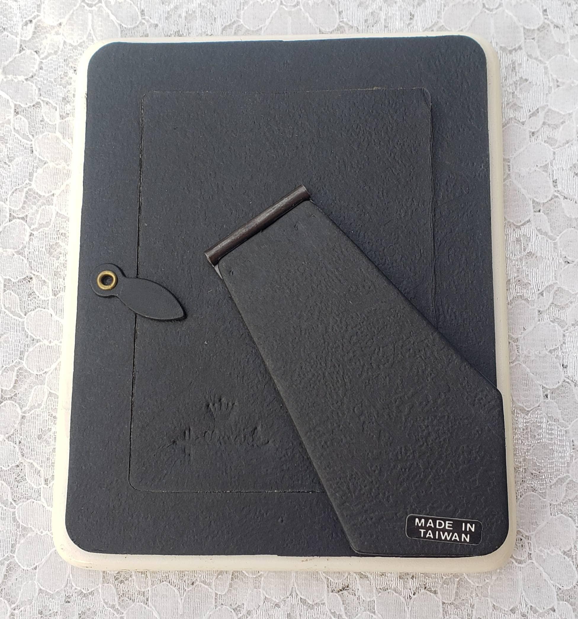 Ceramic Wallet Frame by Hallmark Glass and Easel Back | Etsy