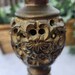 Ornate Brass Lamp Bases, Can Use as Candlesticks Home Accents, Set of ...