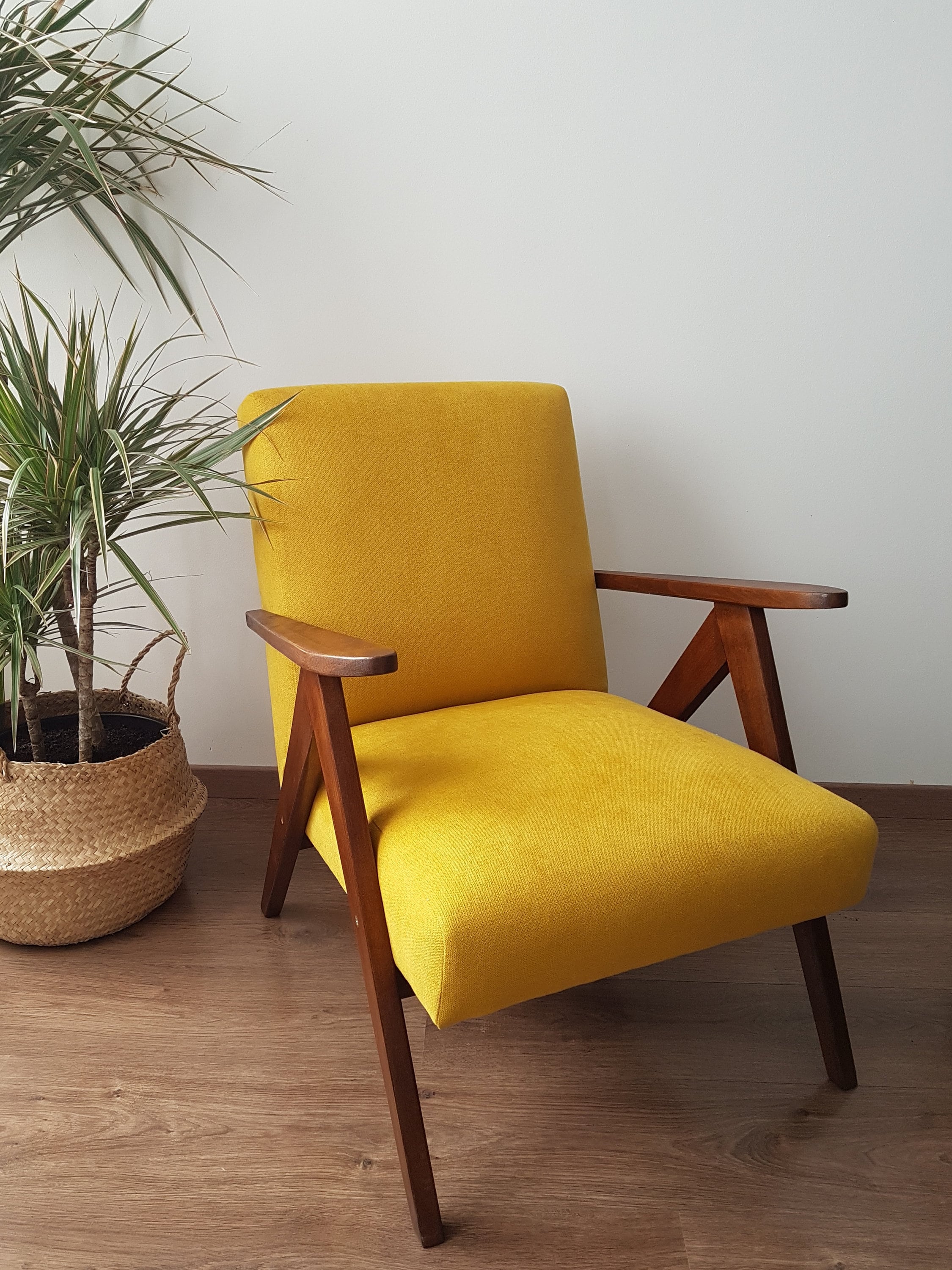Mid Century Mustard Yellow Armchair B310 Var 1970s | Etsy