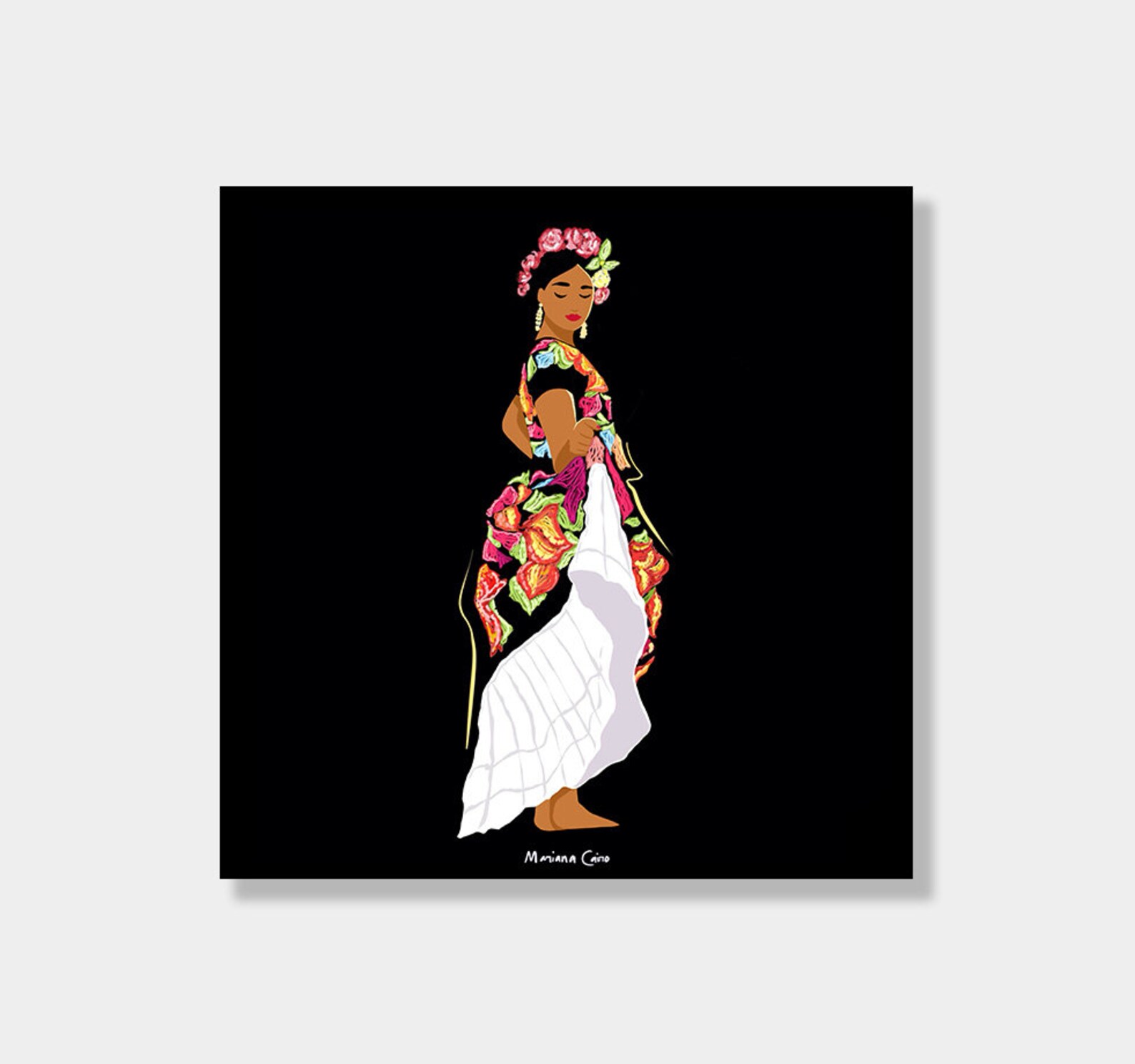 Tehuana Art Print: Latina Woman Empowerment, Mexican Wall Art - Etsy