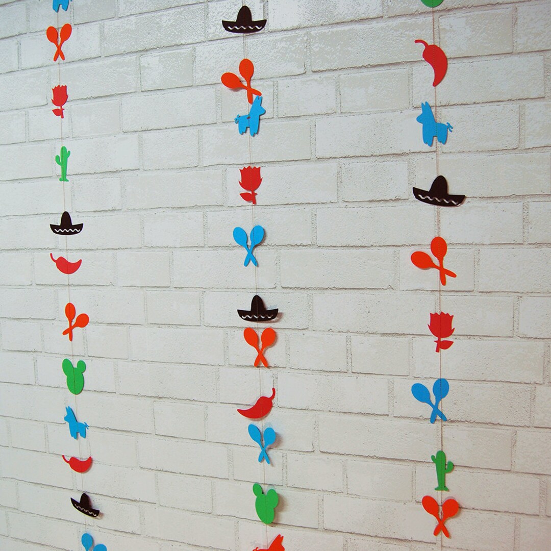 Fiesta Garland Fiesta Party Garland Fiesta Birthday Garland - Etsy
