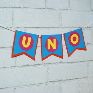 Uno Highchair Banner, Fiesta First Birthday Banner, Fiesta Highchair ...