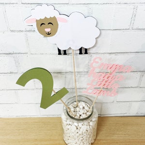 Little Lamb Centerpiece, Little Lamb Birthday, Little Lamb Birthday ...