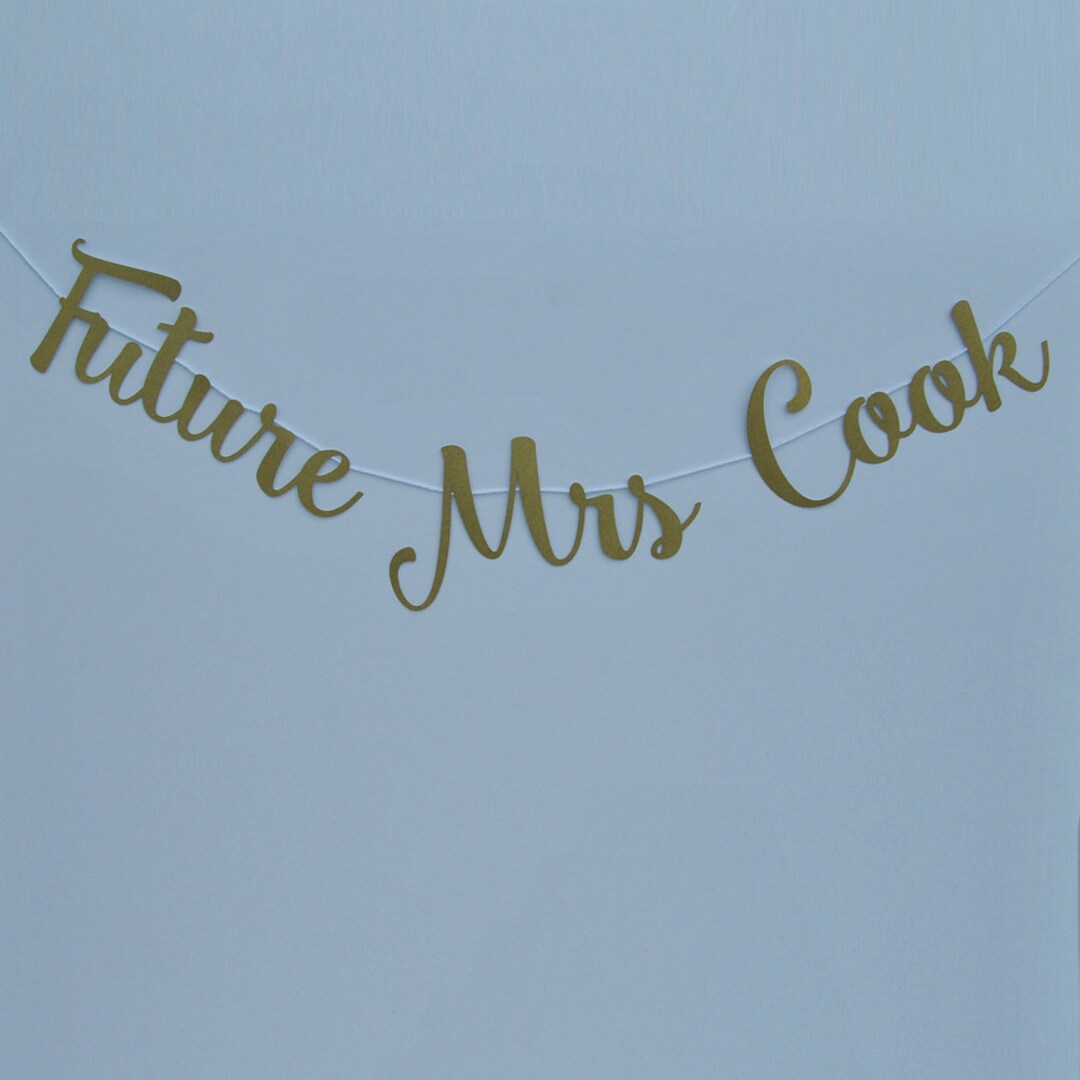 Future Mrs Banner, Future Bride Banner, Engagement Party Banner ...