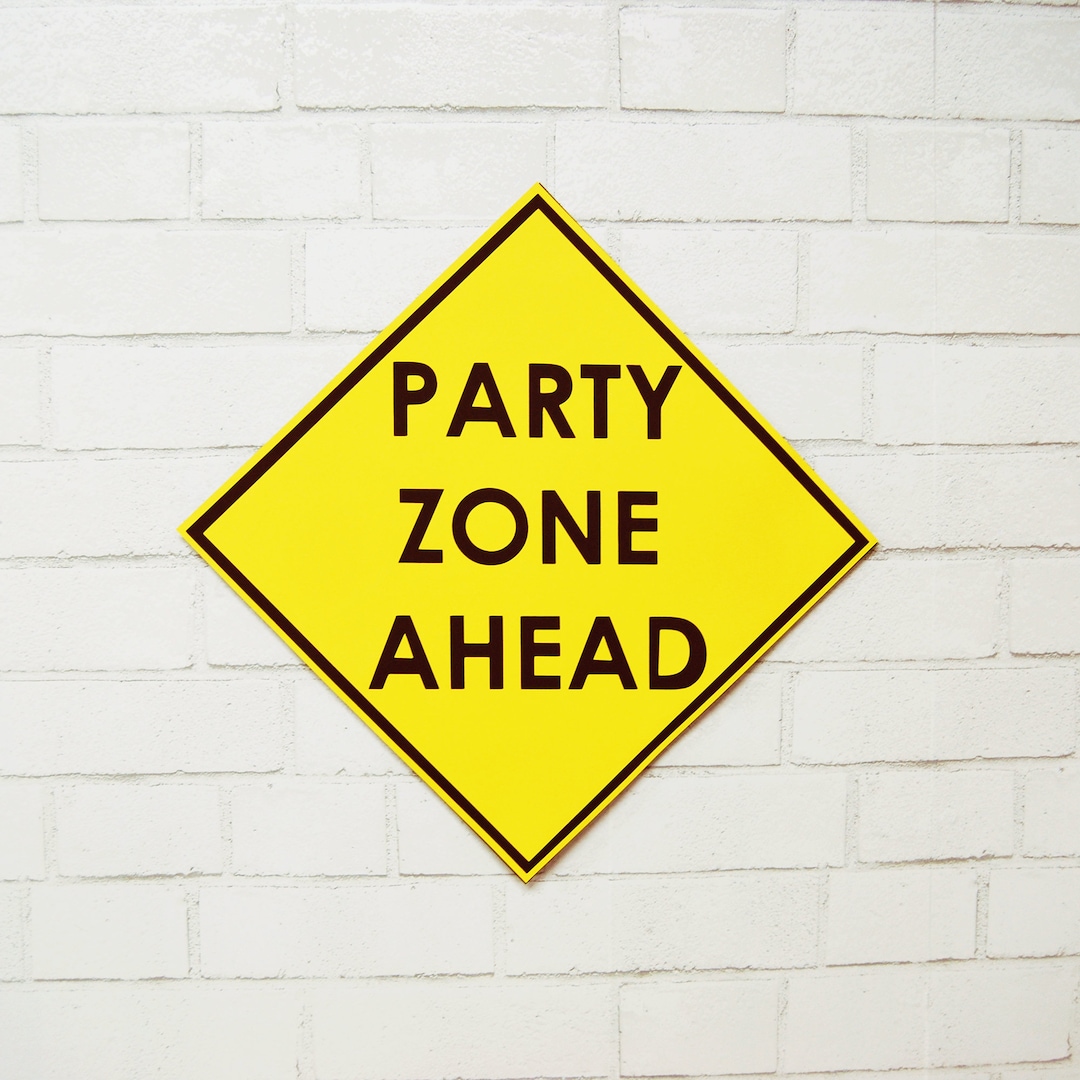 Party Zone Sign, Construction Party Sign, Construction Birthday Decor ...