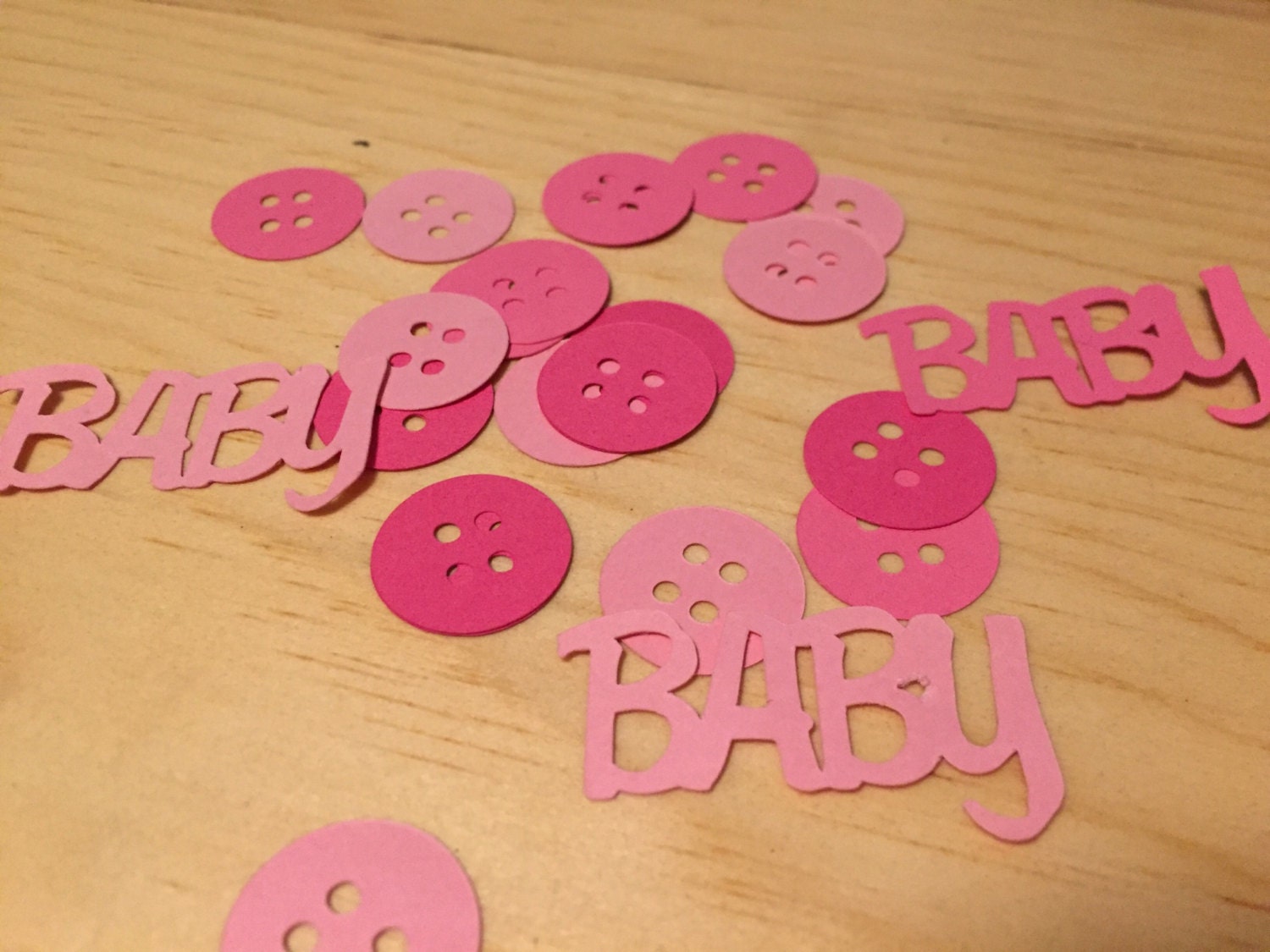 Cute As A Button Confetti Cute As A Button Baby Shower | Etsy