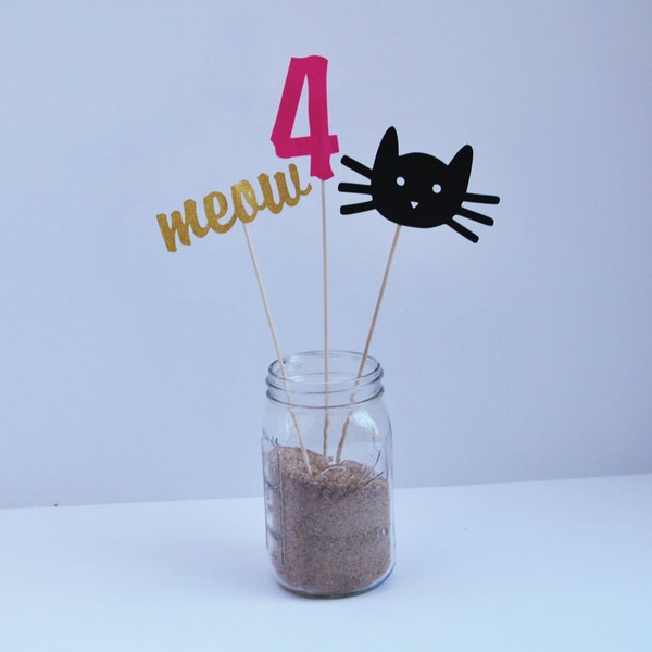 Cat Party Decorations - Etsy